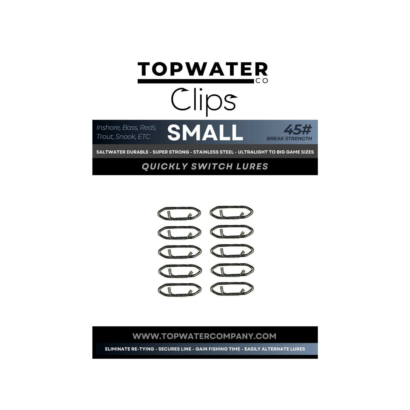 Speed Clips – Topwater Co