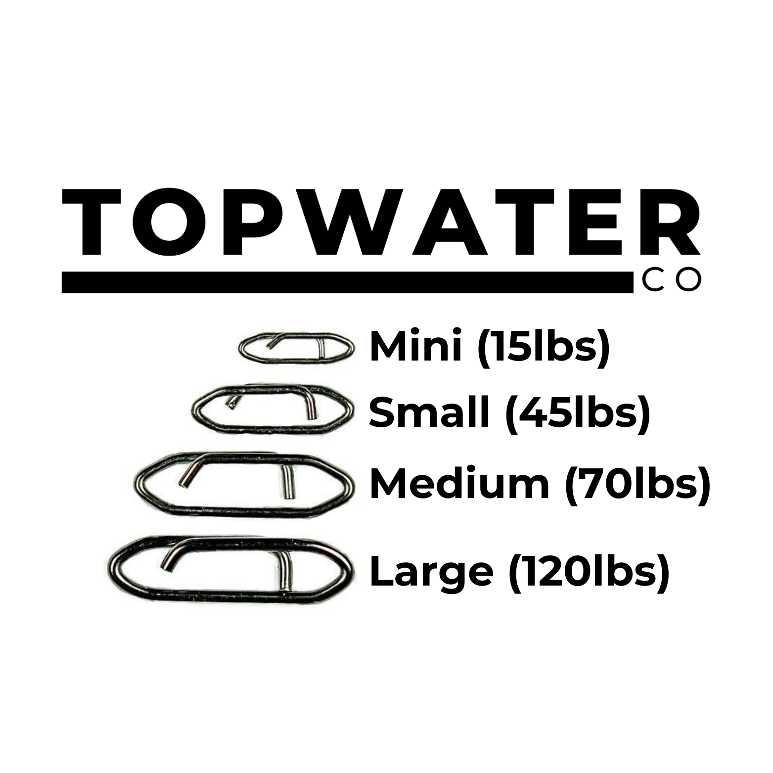 Small Speed Clips (45lbs) – Topwater Co